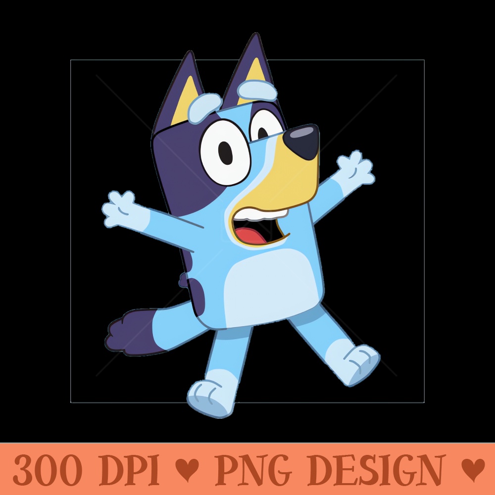 Bluey cartoon - Digital PNG Graphics | Inspire Uplift