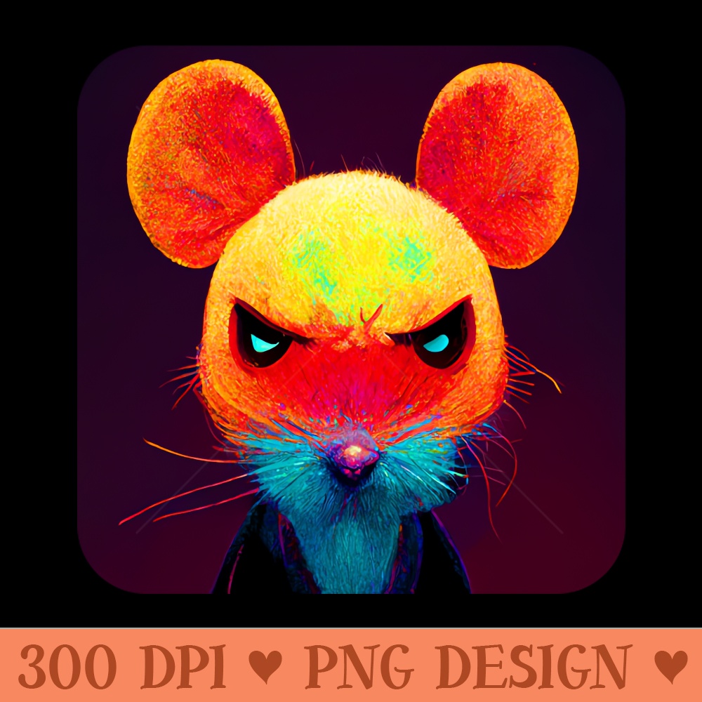 Angry mouse - PNG Illustrations | Inspire Uplift
