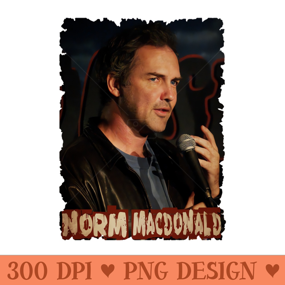 Norm Macdonald Vintage - Vector PNG Download | Inspire Uplift