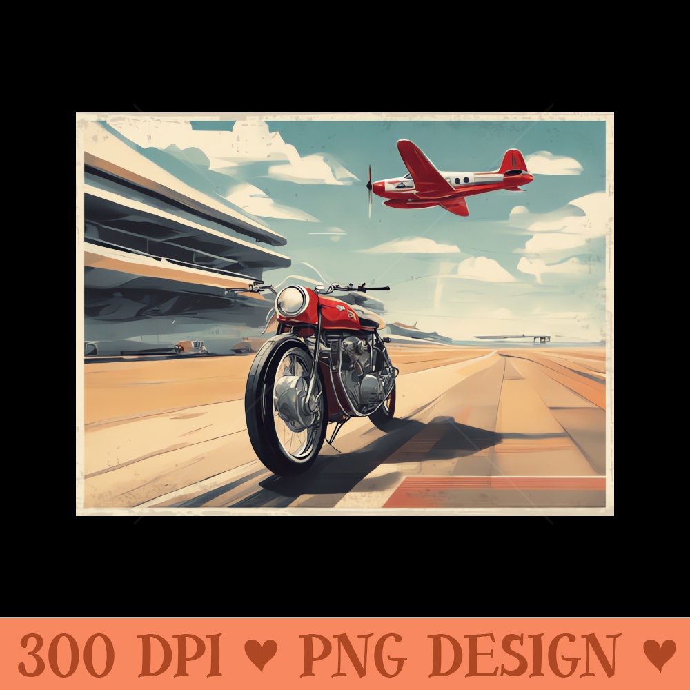 Vintage Cafe racer 50s vibe motorcycle - | Inspire Uplift