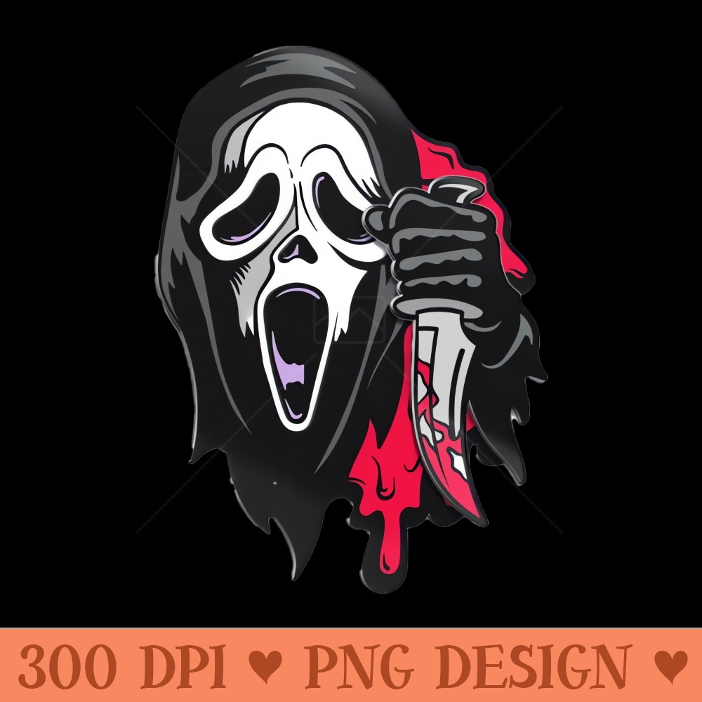 ghost face - Digital PNG Download | Inspire Uplift