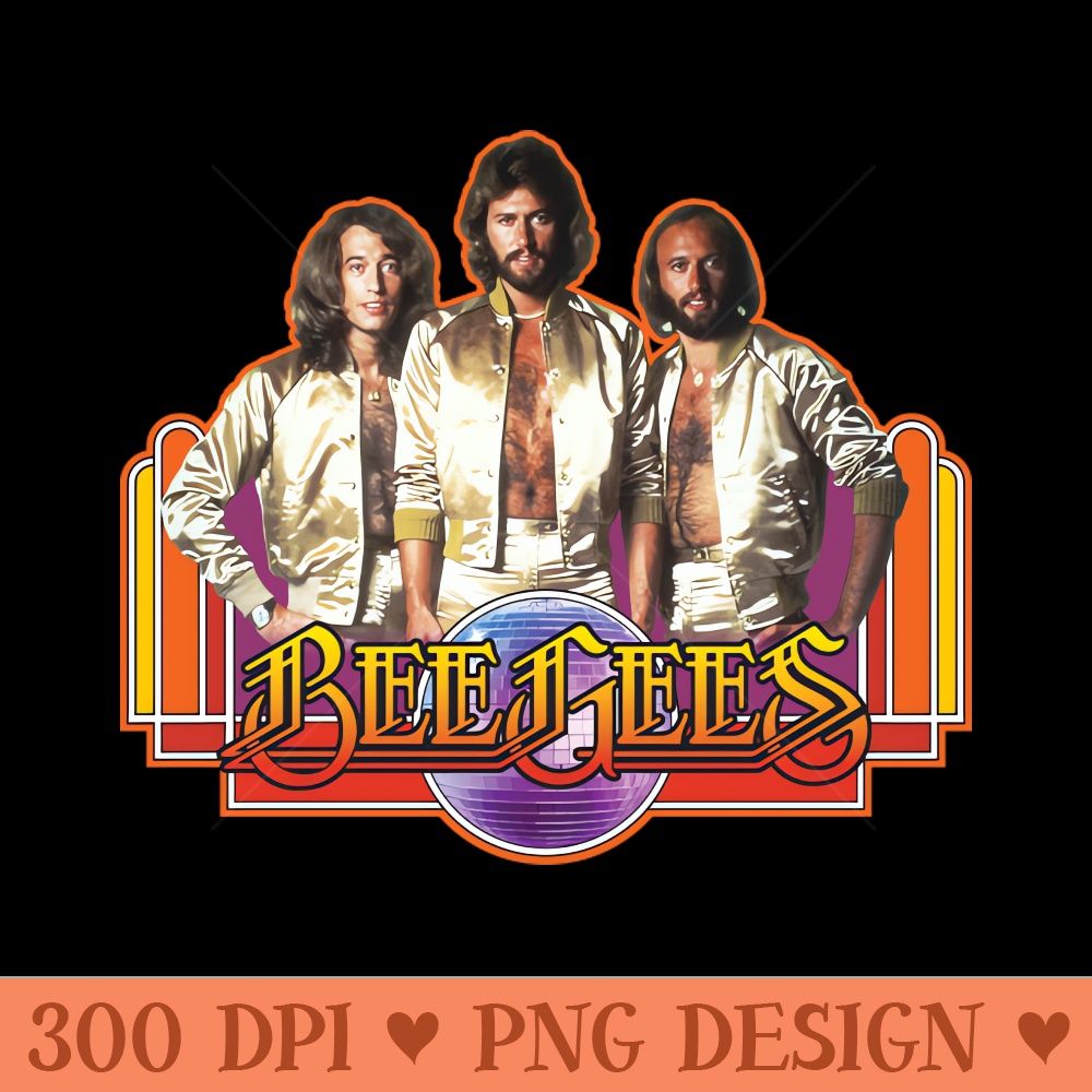 Bee Gees - Digital PNG Art | Inspire Uplift