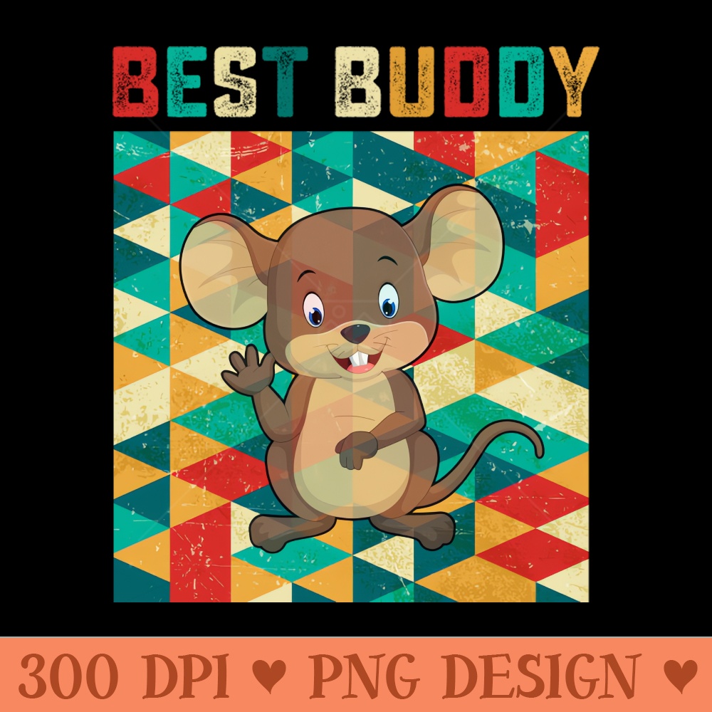 Best Buddy Mouse - PNG File Download | Inspire Uplift