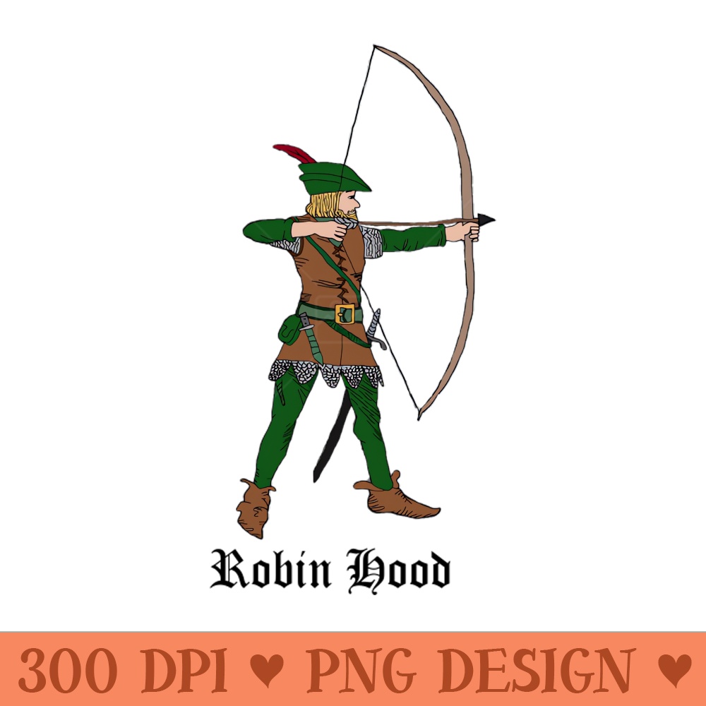 Robin Hood shooting arrow - Transparent PNG | Inspire Uplift