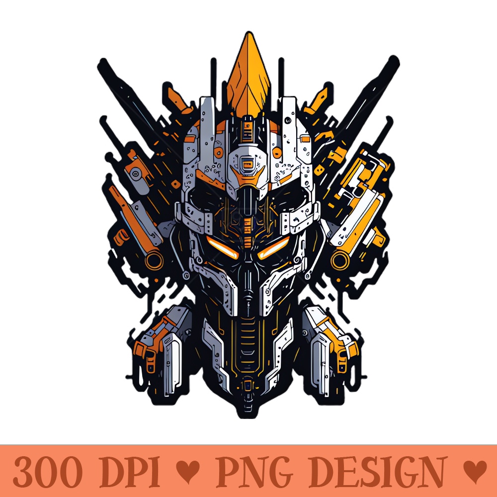 Mecha Skull S01 D73 - PNG Designs | Inspire Uplift