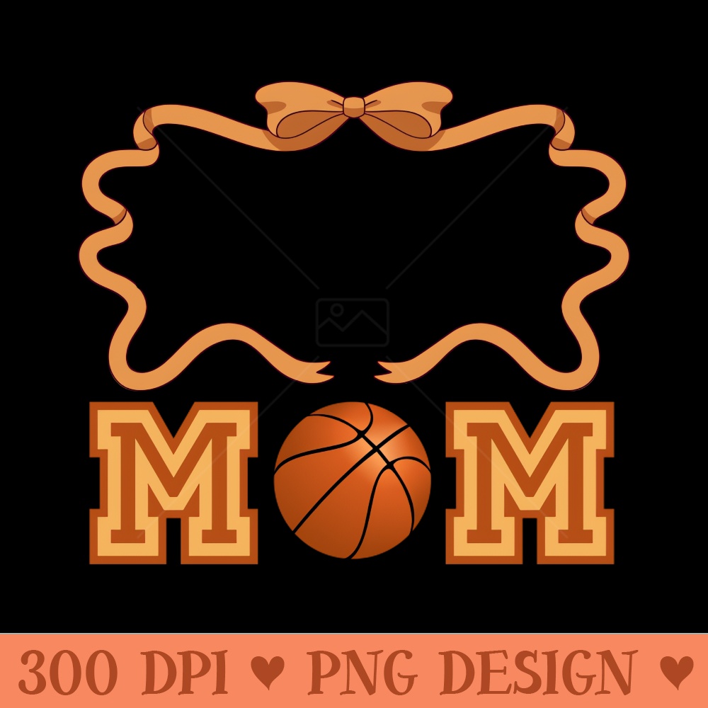 Cute Basketball Mom Coquette Ribbon Bow for Mothers Day - Ve | Inspire ...