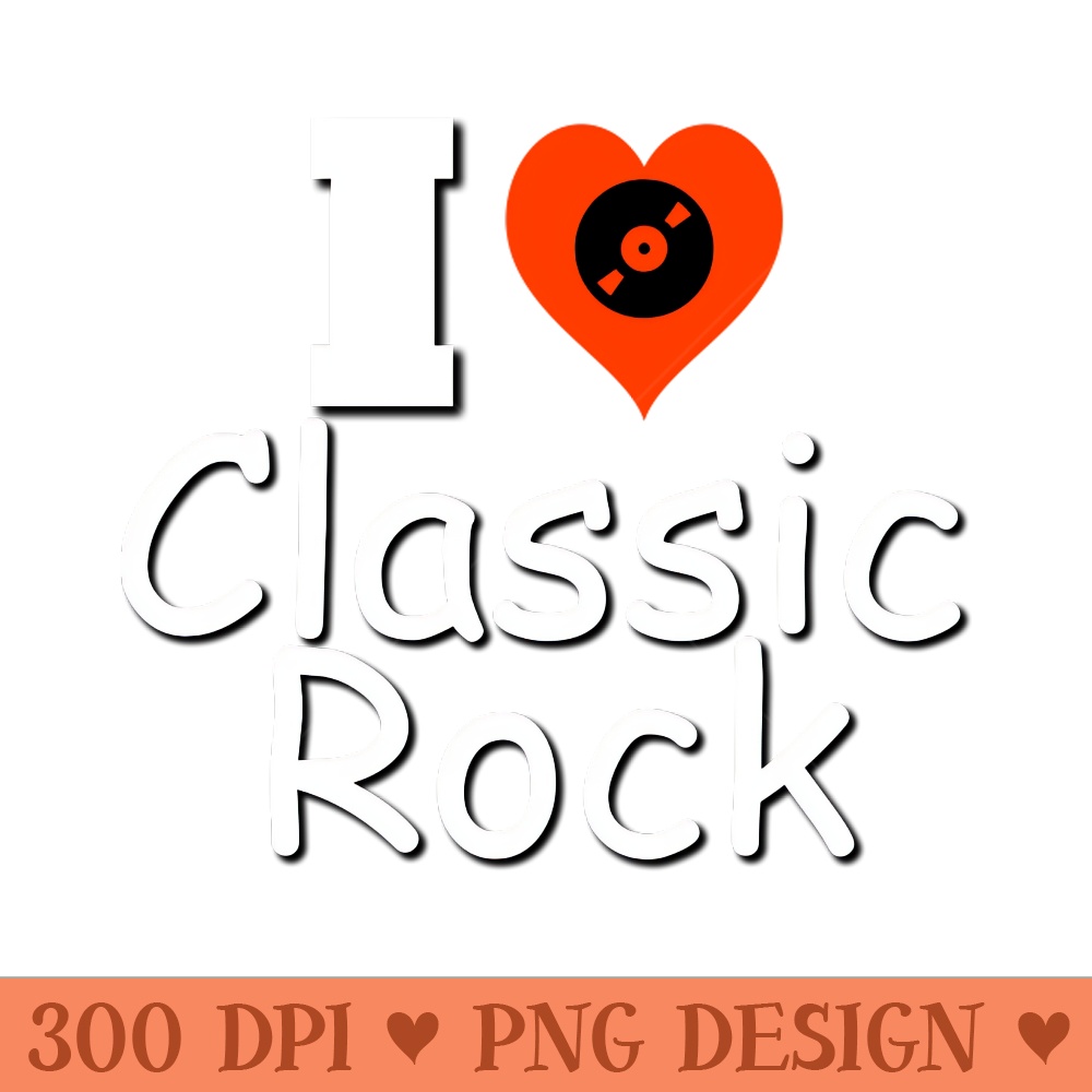 Classic Rock - PNG Printables | Inspire Uplift