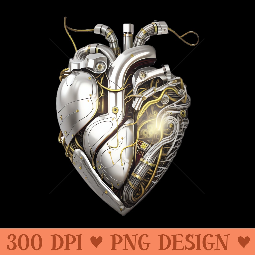 Cyborg Heart - Transparent PNG | Inspire Uplift