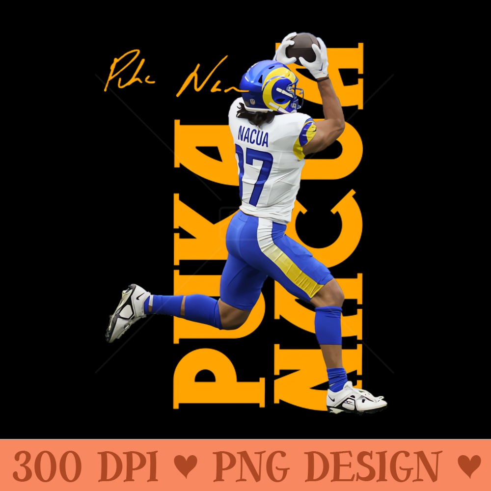 Puka Nacua - PNG Design Downloads | Inspire Uplift