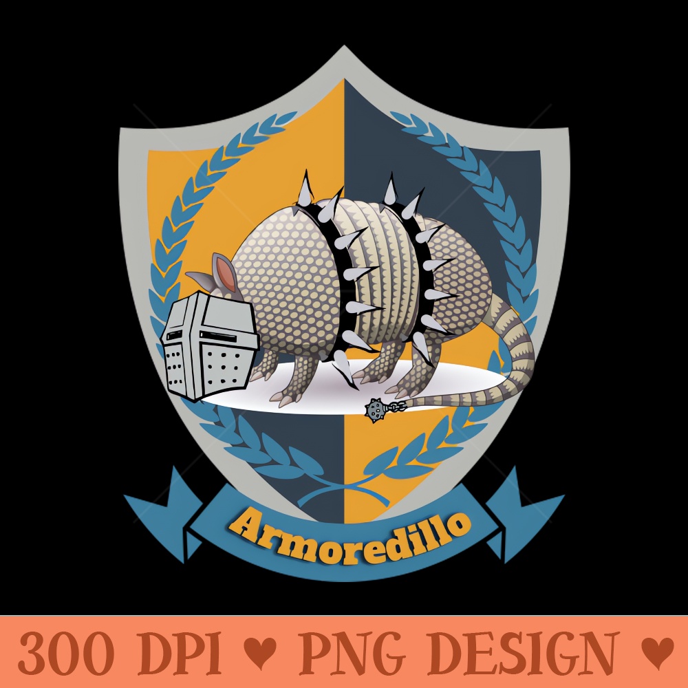 Armoredillo Defender of the Crest - PNG Download Library | Inspire Uplift