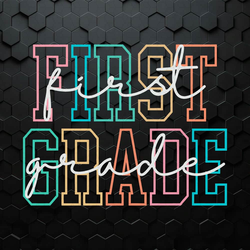 First Grade Teacher Elementary School SVG | Inspire Uplift