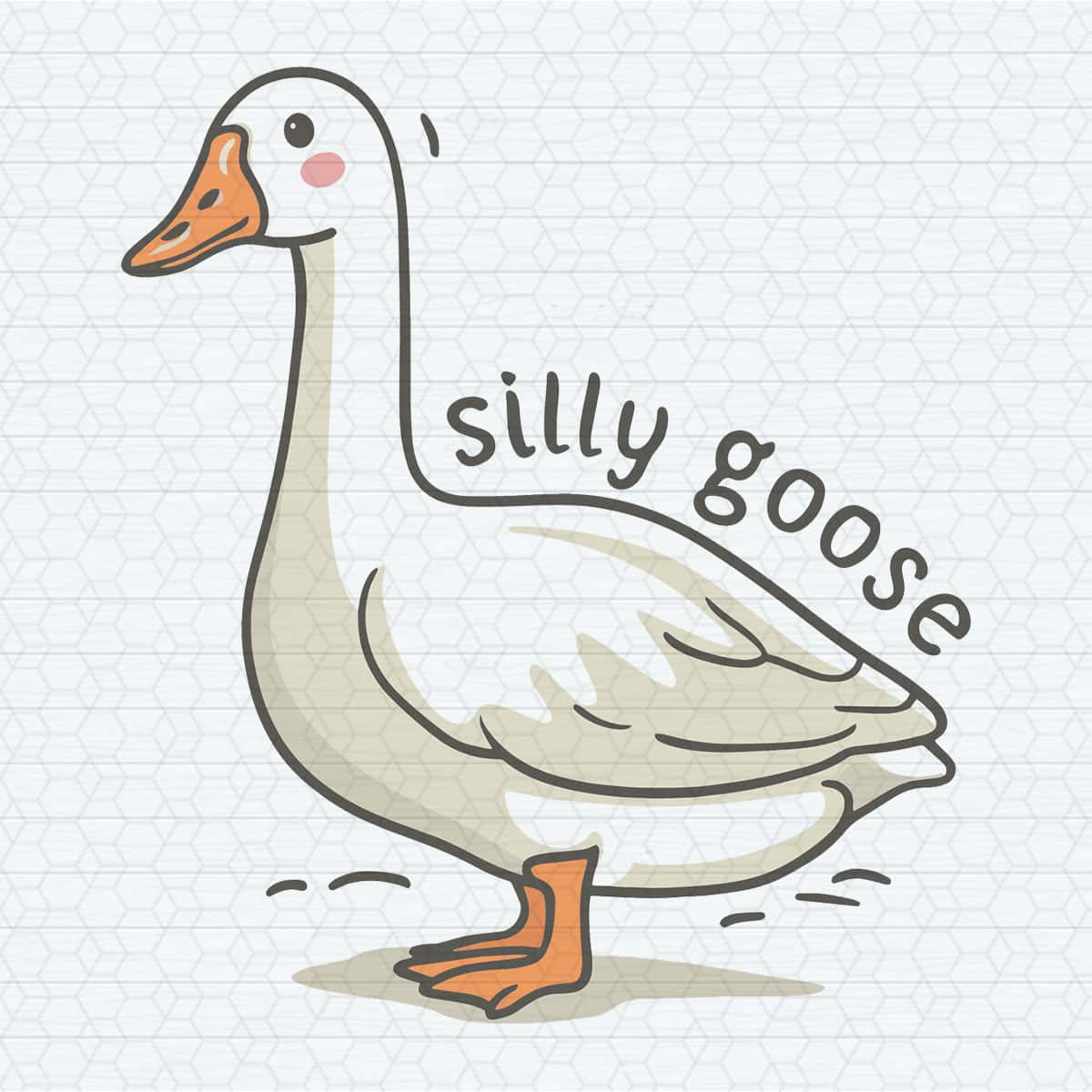 Funny Cute Silly Goose Moment SVG Digital Download | Inspire Uplift