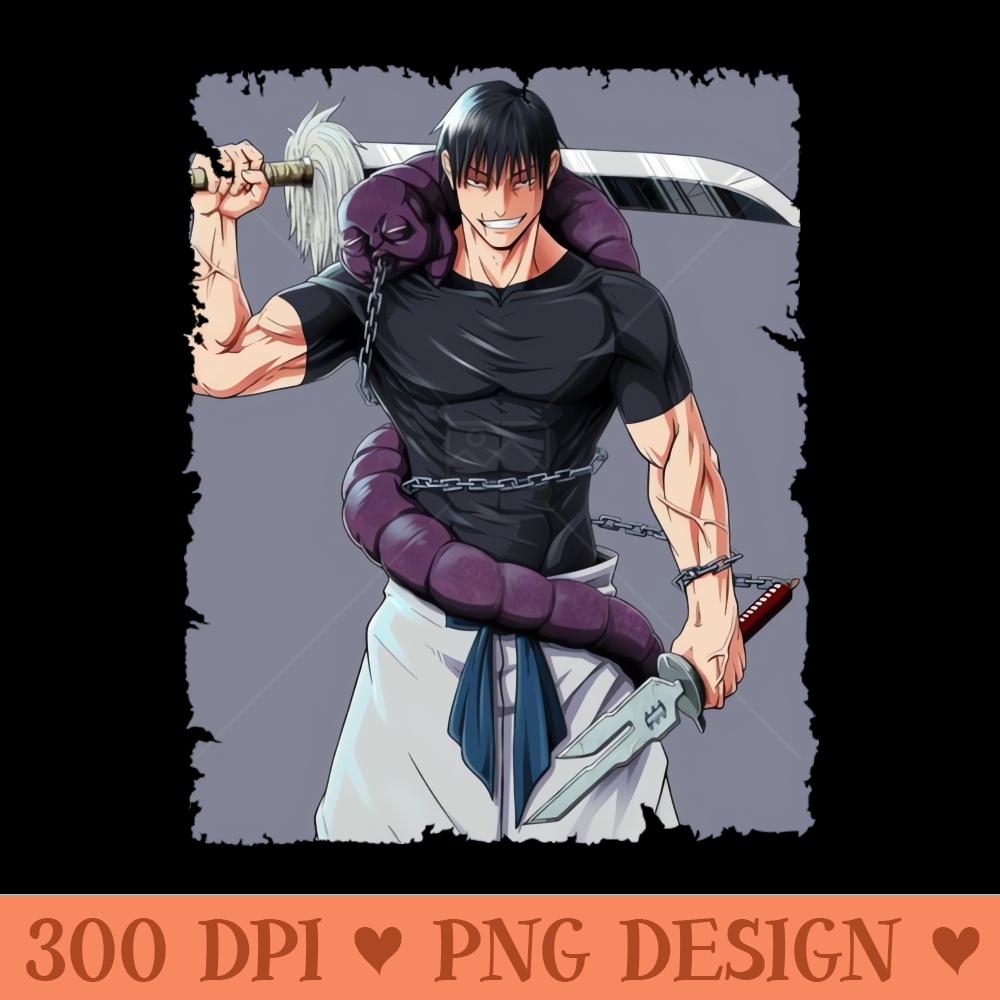 TOJI FUSHIGURO MERCH VTG - PNG Download Website - Inspire Uplift