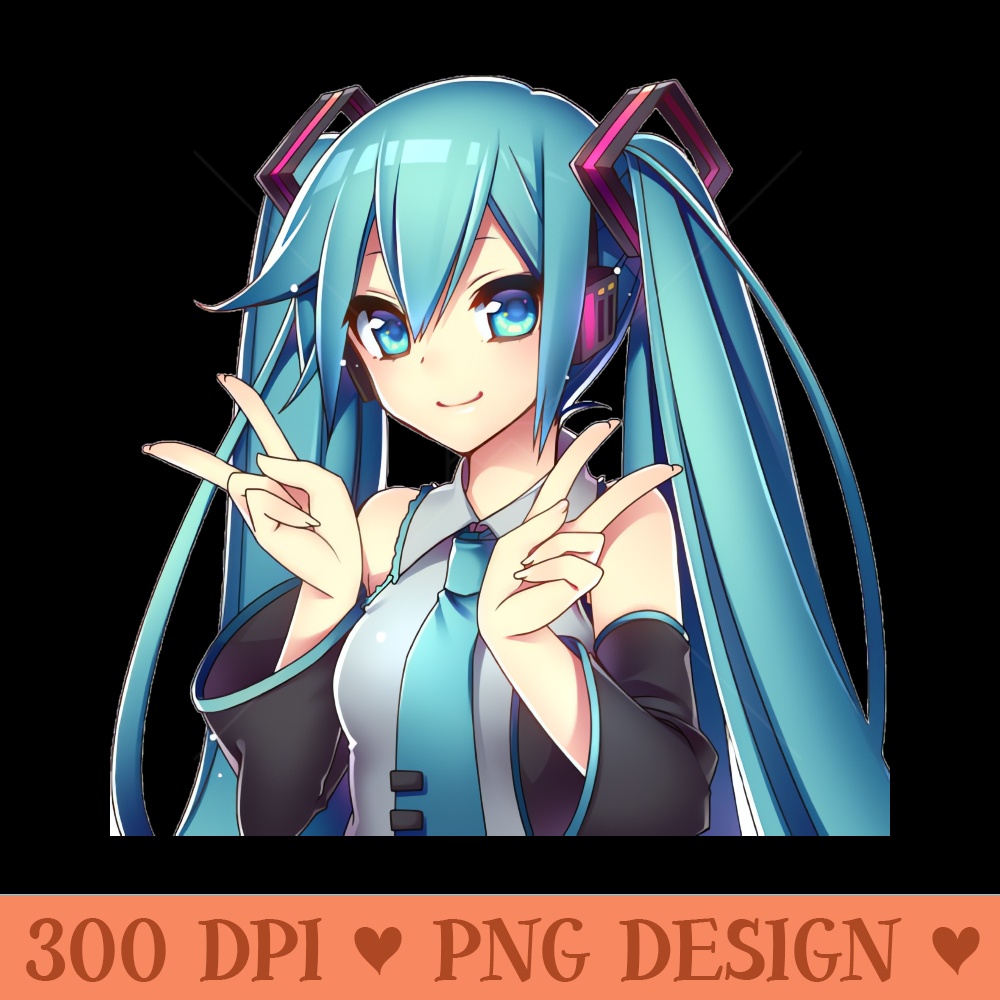 Hatsune Miku - PNG Illustrations | Inspire Uplift
