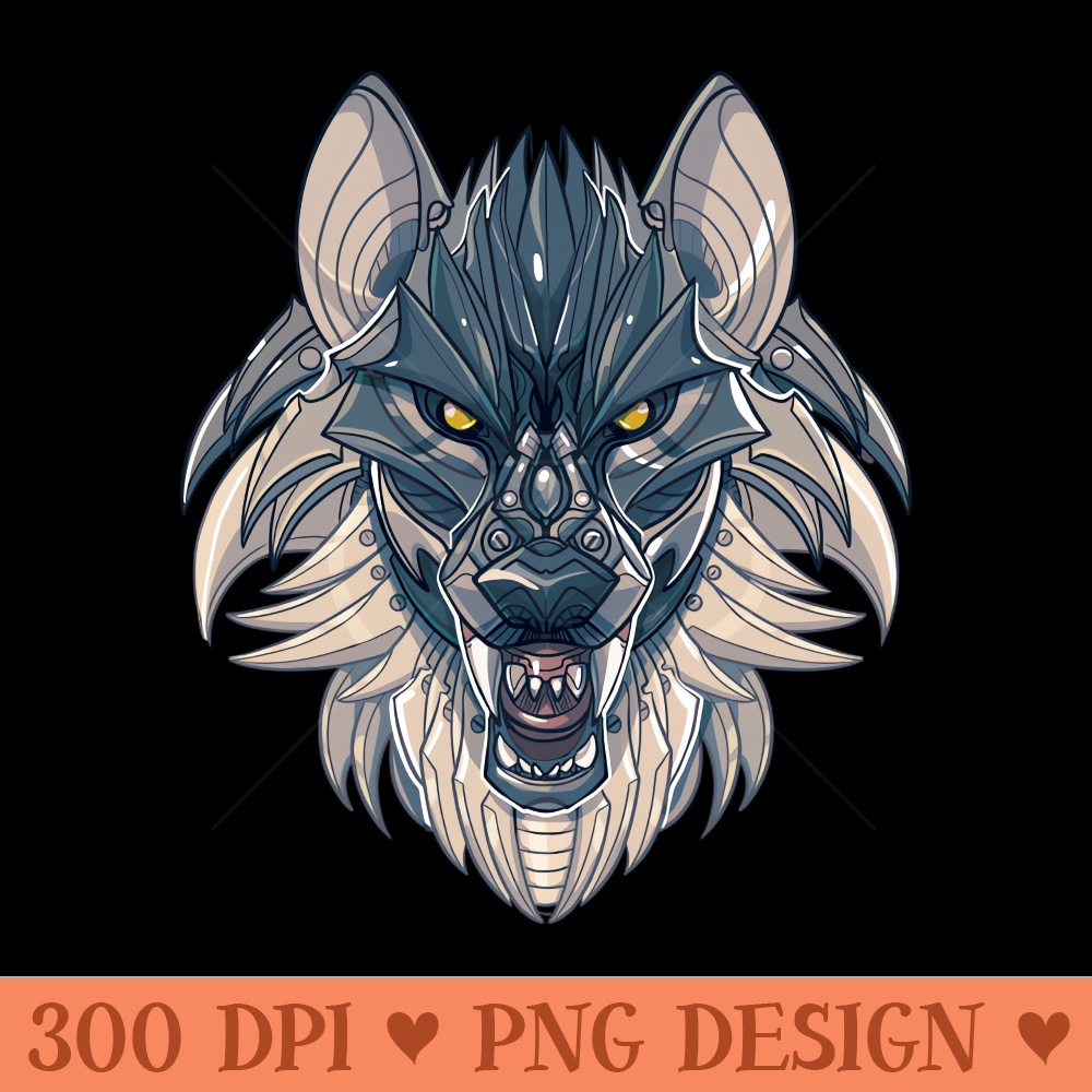 MechaWolf Snarl - Transparent PNG | Inspire Uplift