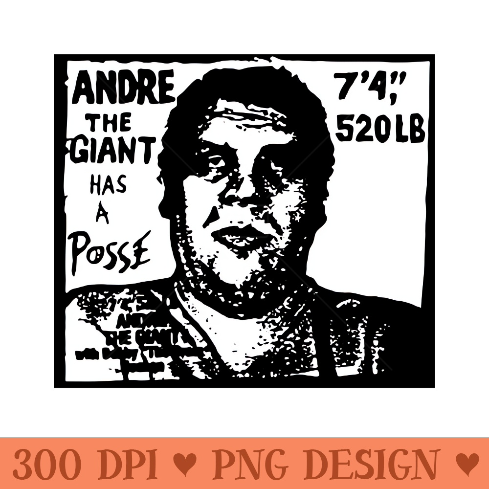 andre the giant - PNG Design Downloads | Inspire Uplift