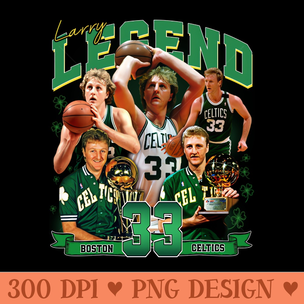 Larry Bird Legend Air Bird Basketball Signature Vintage Retr | Inspire ...