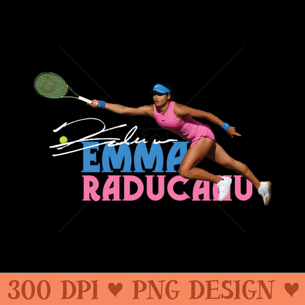 Emma Raducanu - PNG Graphics | Inspire Uplift
