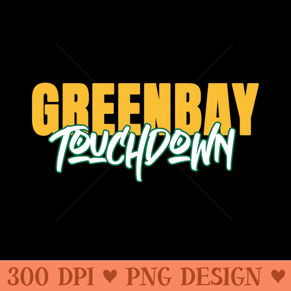 Packers Greenbay Touchdown - PNG Clipart | Inspire Uplift