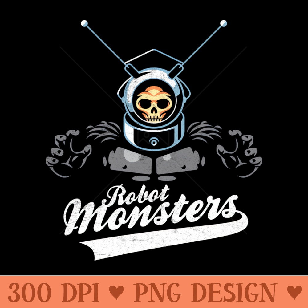 Robot Monster Plain - PNG Downloadable Art | Inspire Uplift