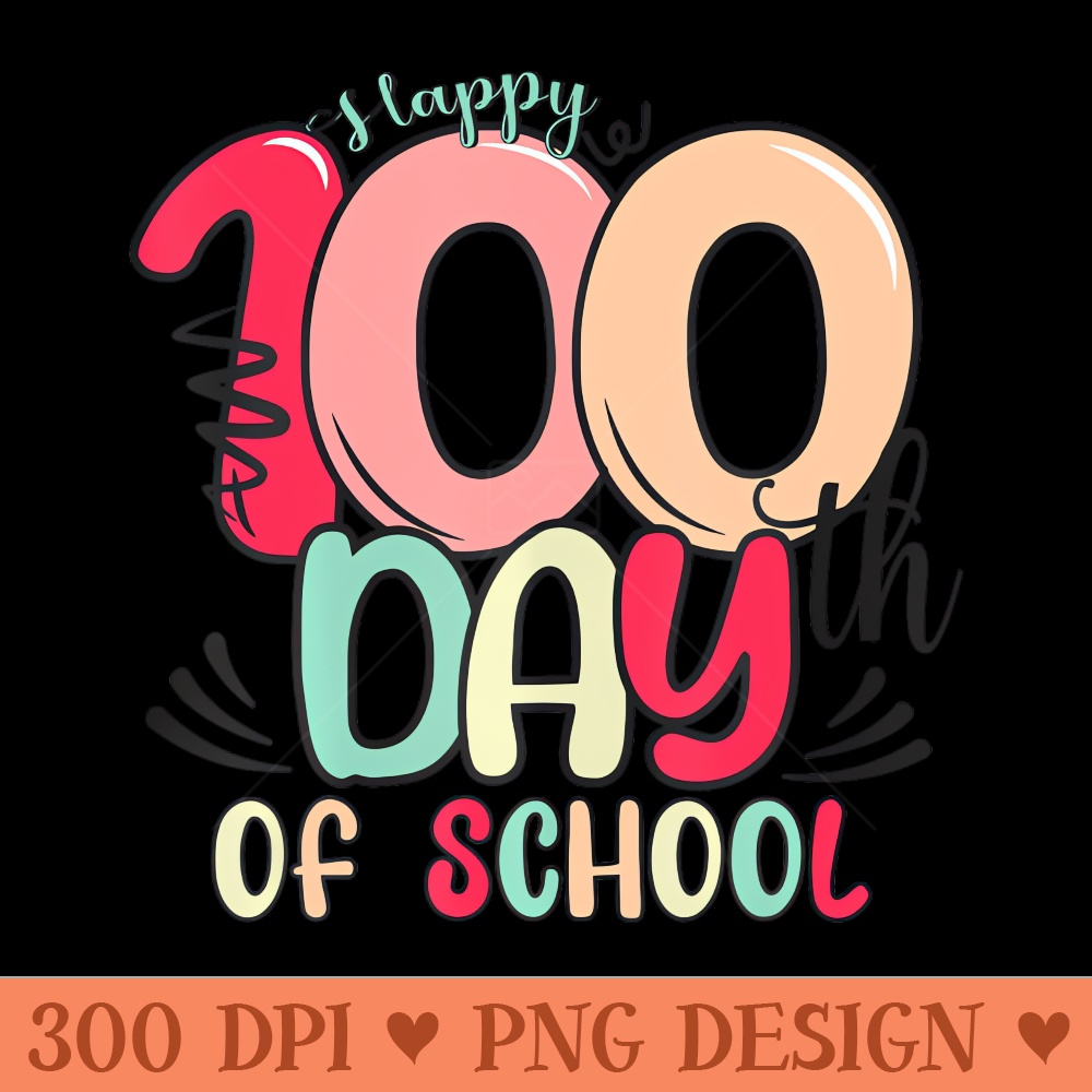 Happy 100Th Day Of School 100 Days Of School Teacher Kids - | Inspire ...