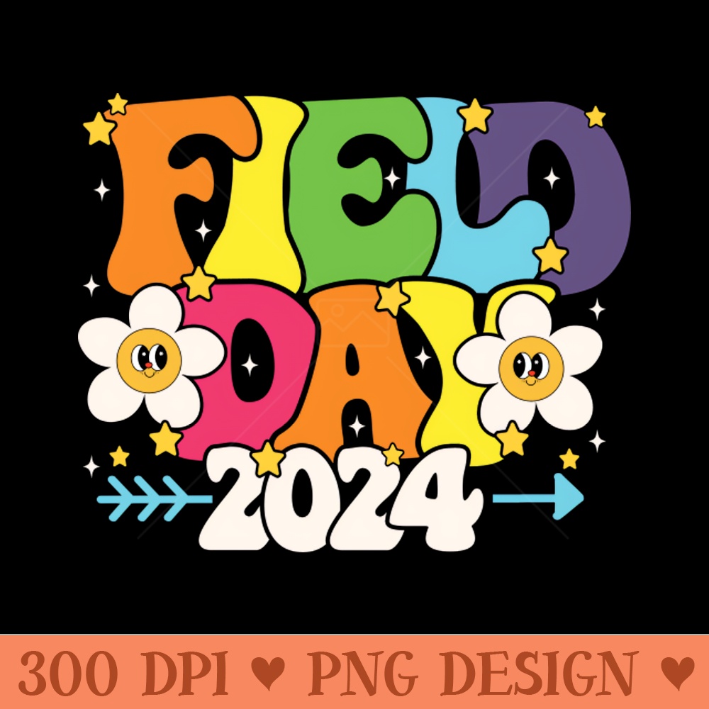 School Field Day Squad Groovy Field Day 2024 Teacher kids - - Inspire ...