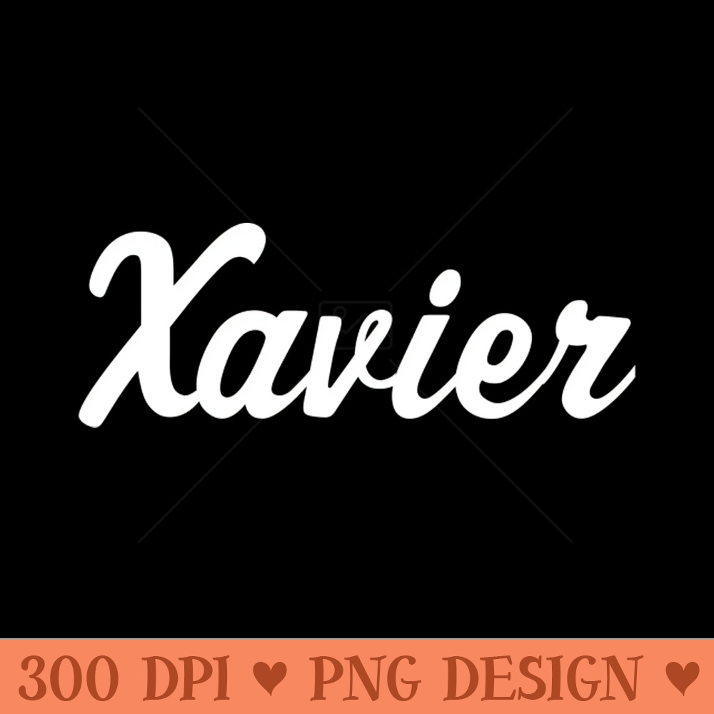 Xavier Script - PNG Printables | Inspire Uplift