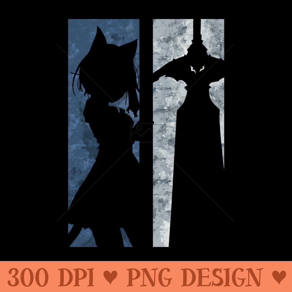 Reincarnated as a Sword Fran and Shishou Grunge Distressed T | Inspire ...
