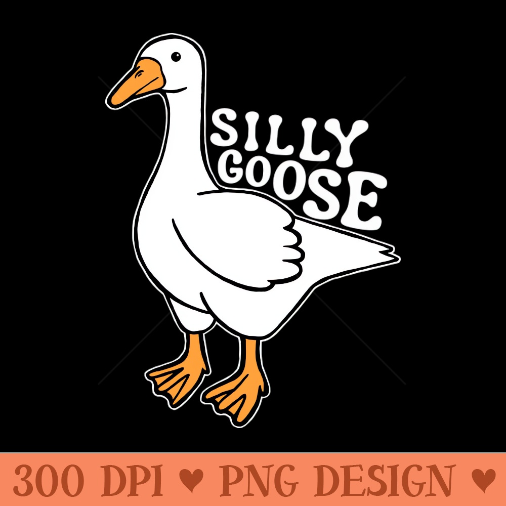 Silly Goose - PNG Clipart | Inspire Uplift