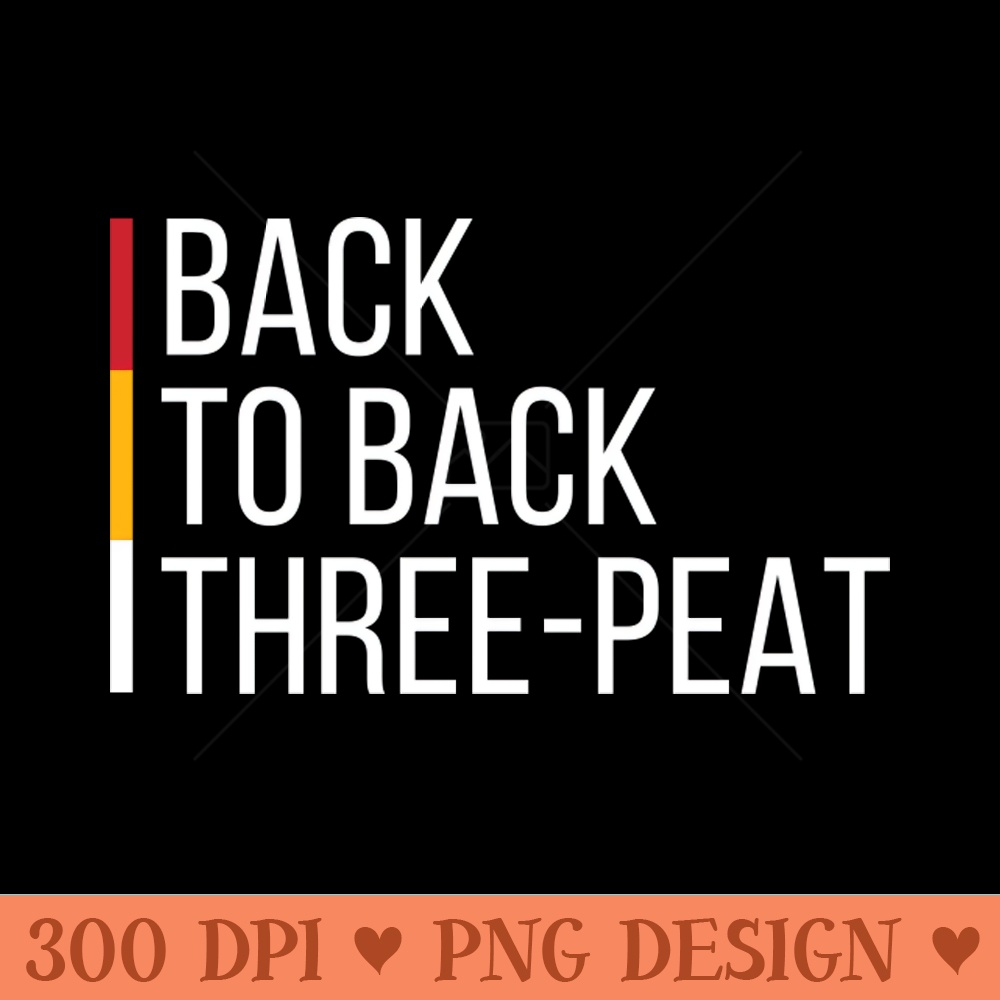 KC ThreePeat - PNG Graphics | Inspire Uplift
