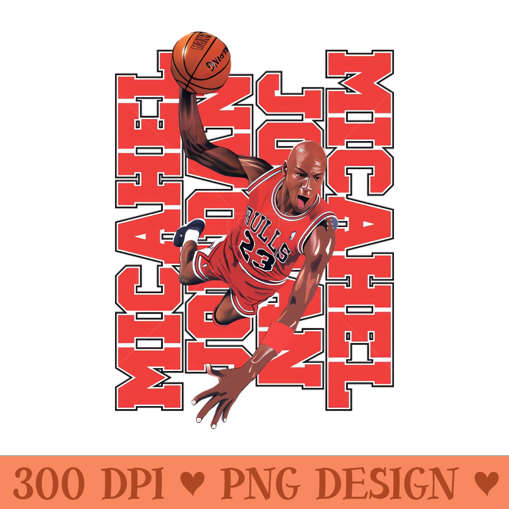 Michael Jordan Slam Dunk Style - PNG Image Downloads | Inspire Uplift