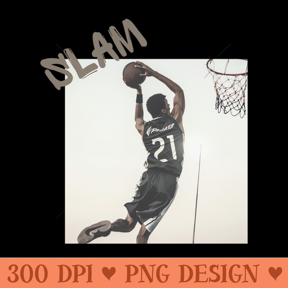 Slam Dunk - Downloadable PNG | Inspire Uplift