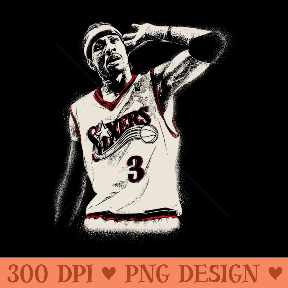 Allen Iverson - PNG Illustrations | Inspire Uplift