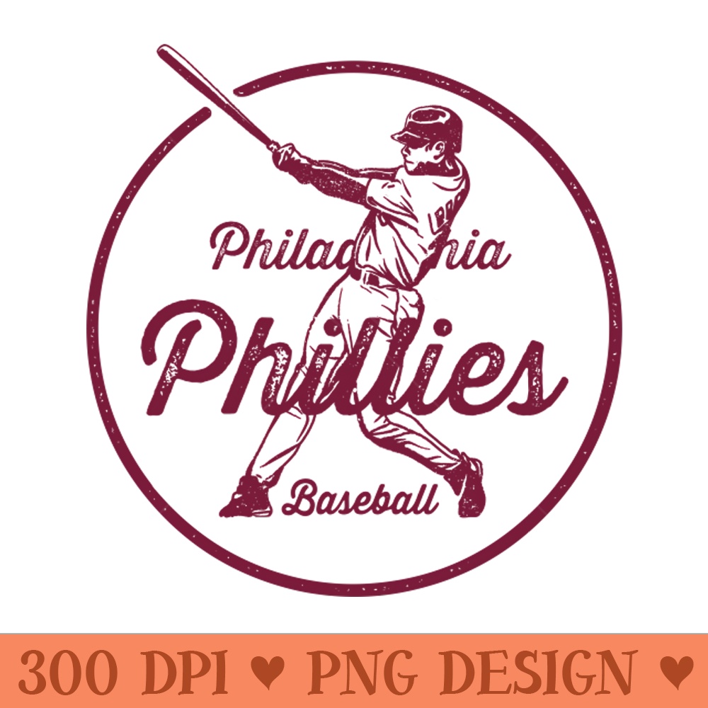 Vintage Phillies - Digital PNG Files | Inspire Uplift