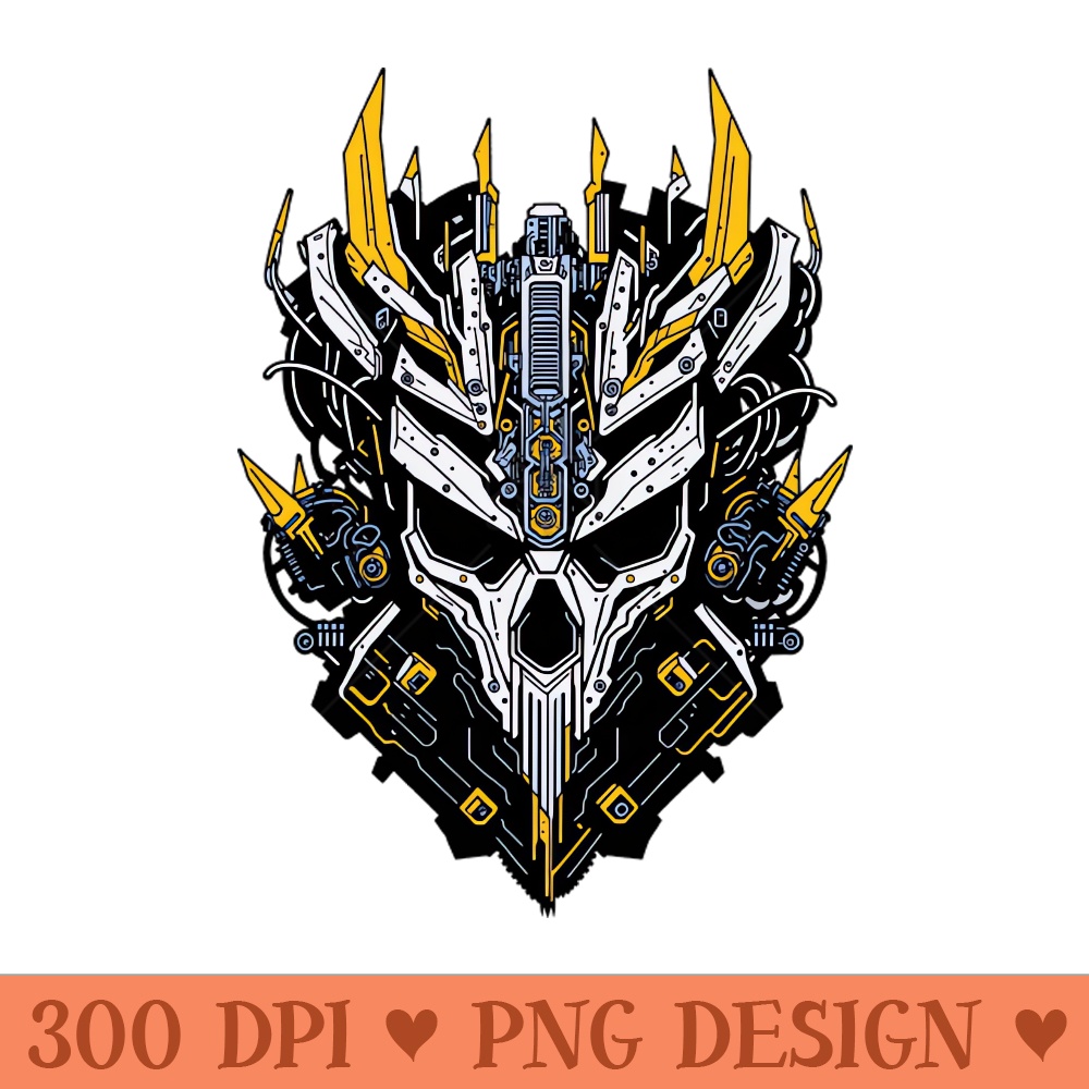 Mecha Skull S03 D09 - PNG Download Pack | Inspire Uplift
