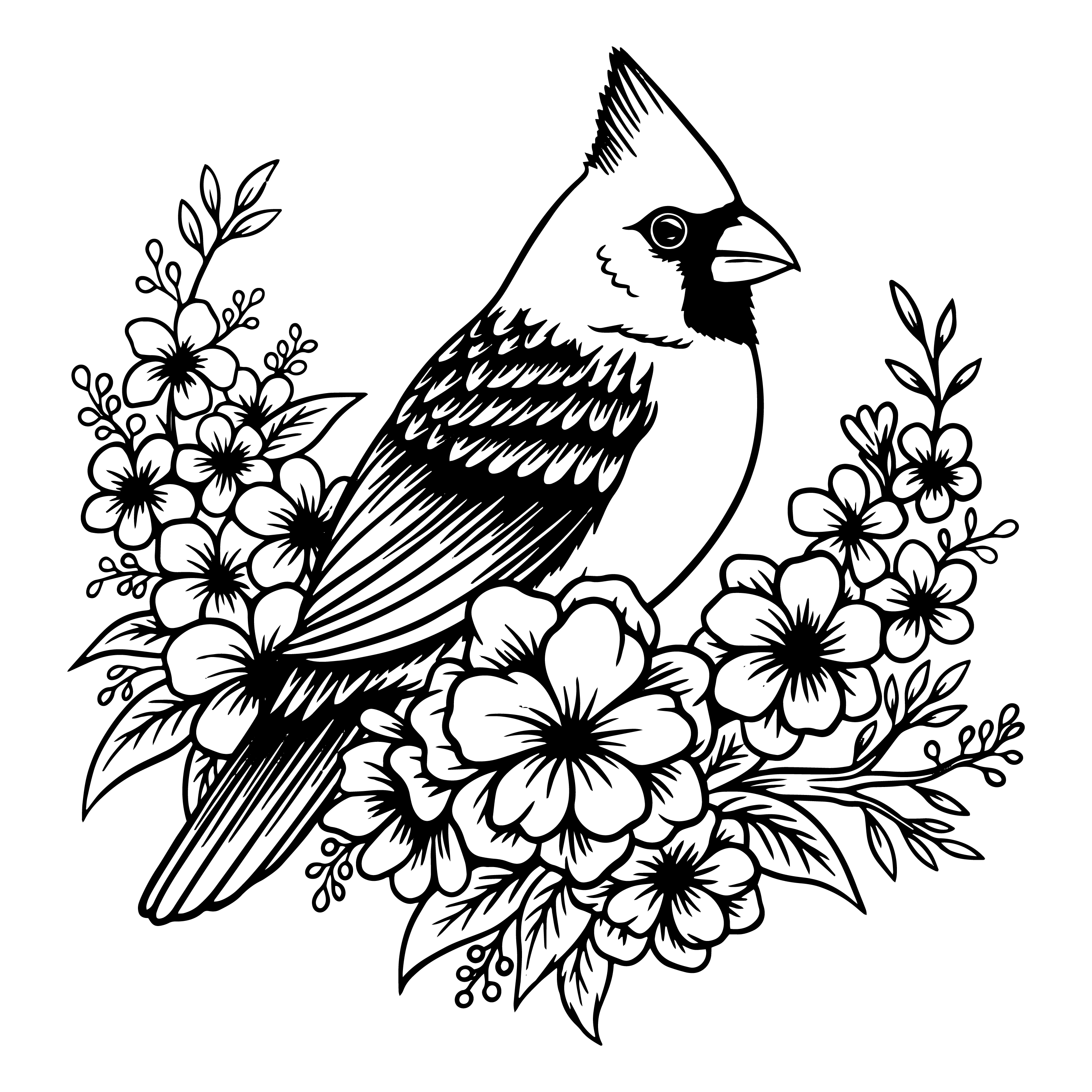 Red Cardinal Svg, Cardinal Clipart, Cardinal Cricut, Cardina | Inspire ...