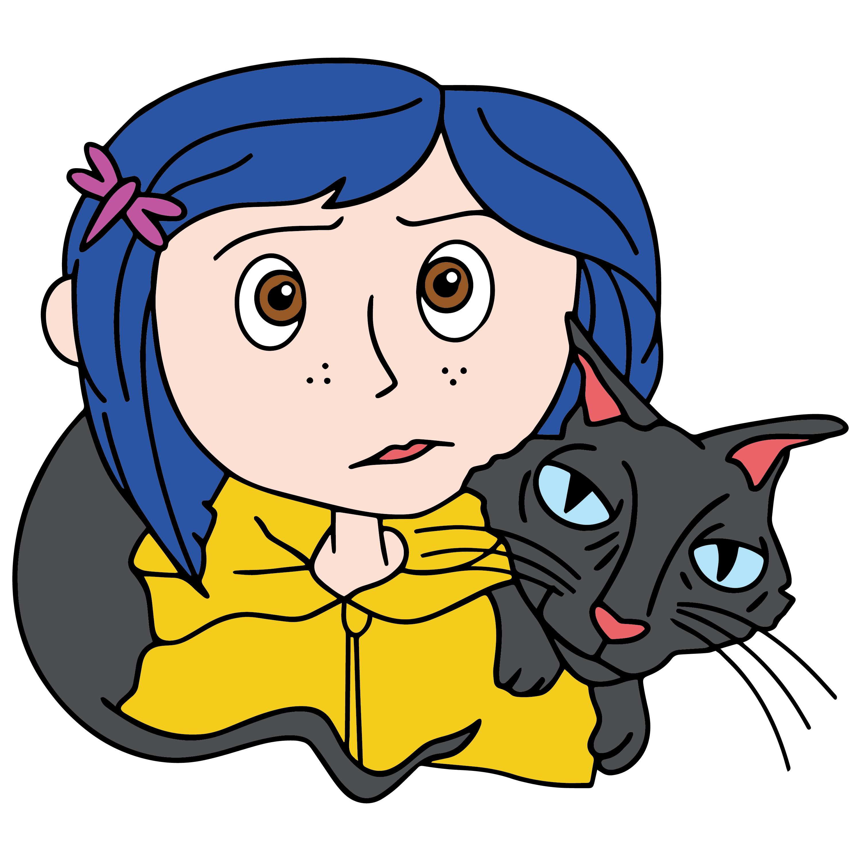 Coraline and Scary Claw Tree Svg, Coraline Button Eyes Svg, | Inspire ...