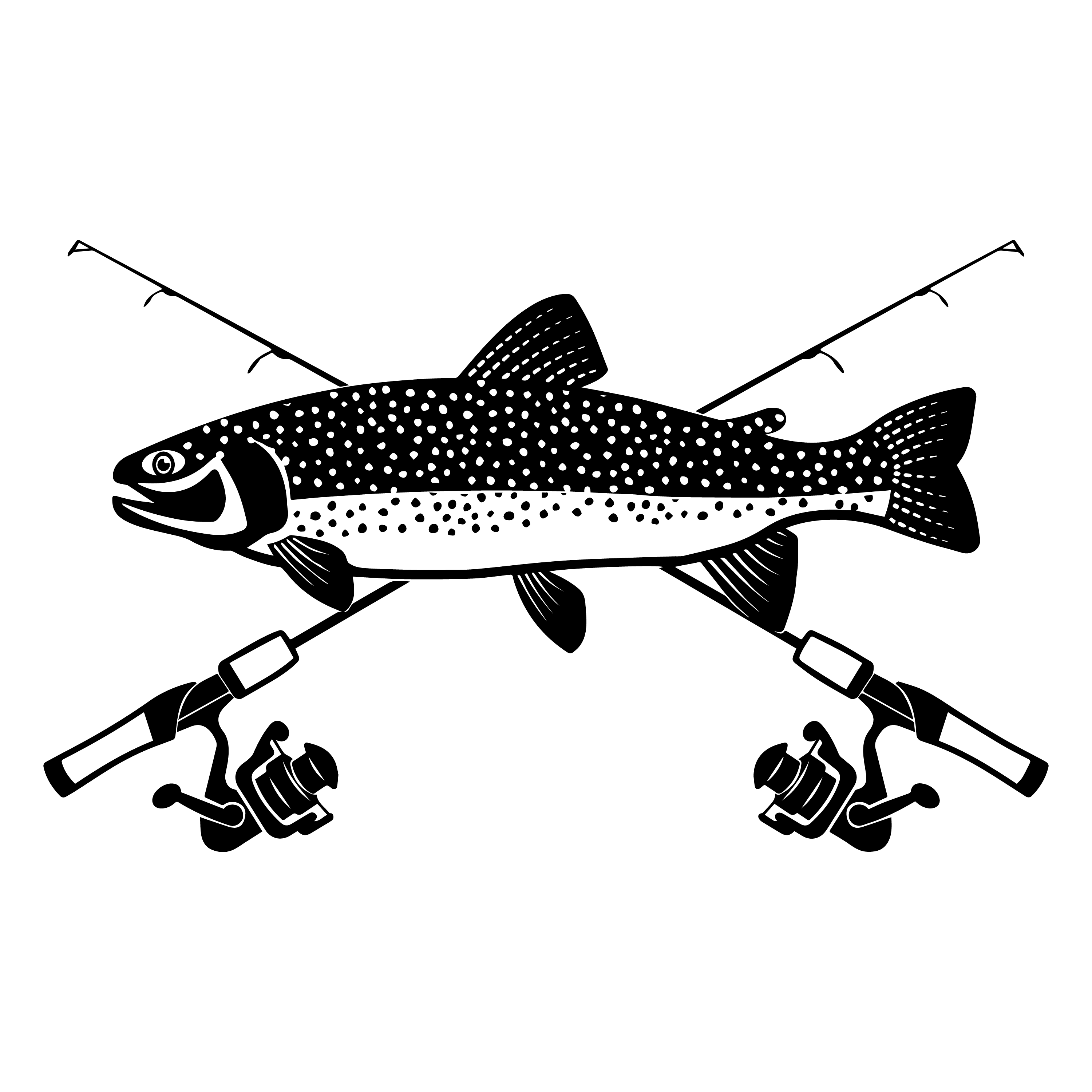 Rainbow Trout Fishing SVG, Fishing Logo Svg, Fish Svg, Fishi | Inspire ...