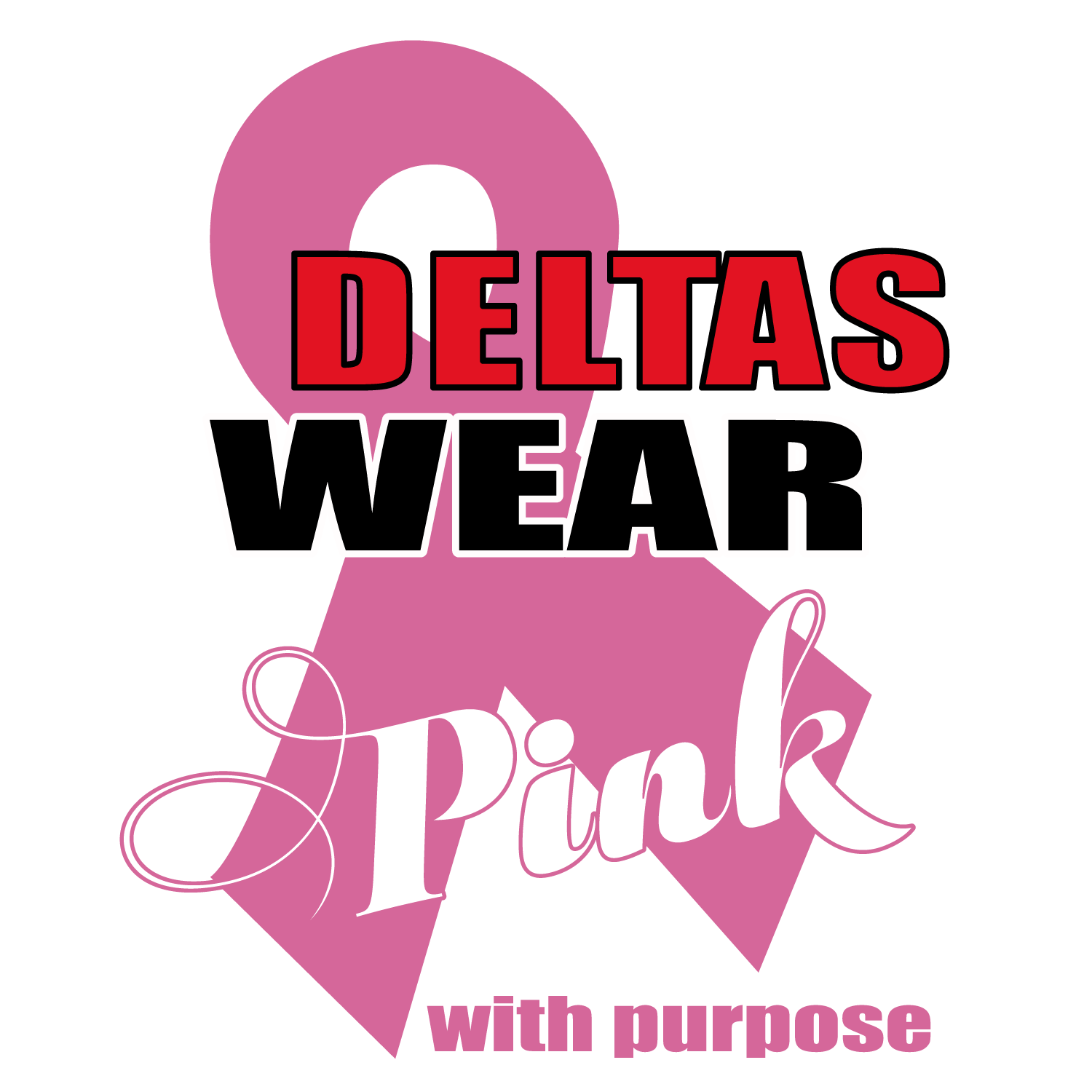 Delta Sigma Theta support breast cancer Svg, Delta Sigma The | Inspire ...