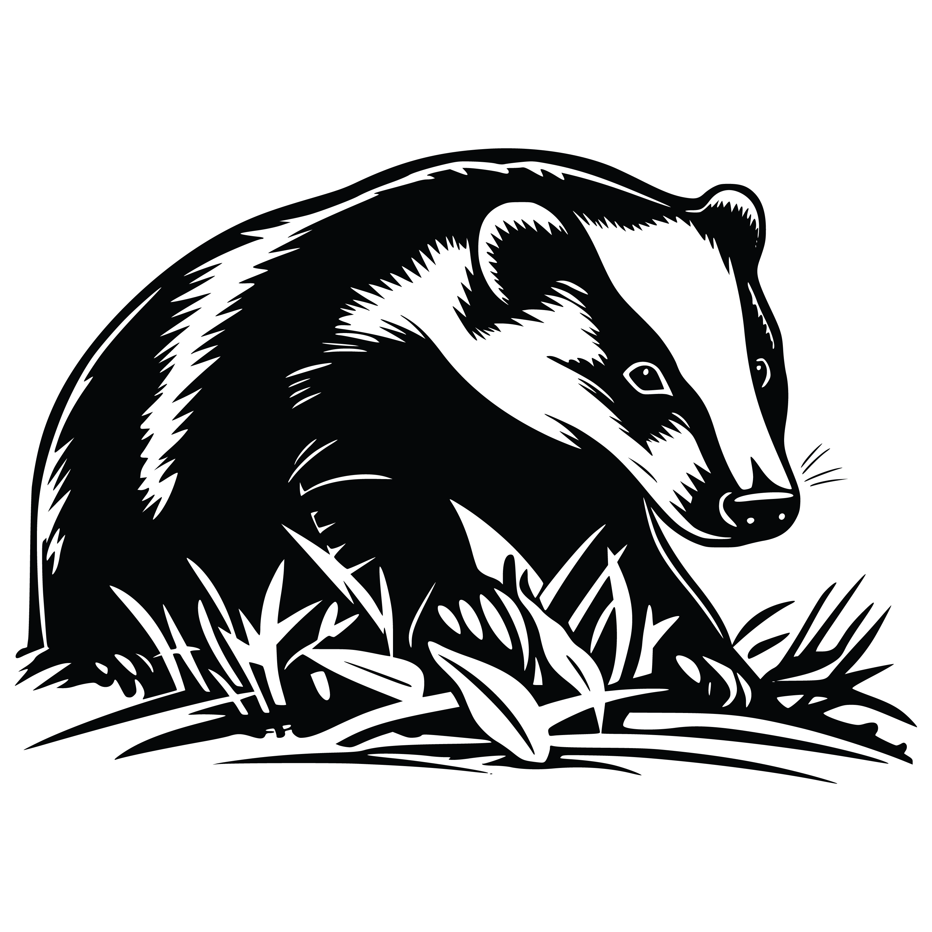Badger SVG, Badger PNG, Badger vector, Badger, Vector, SVG, - Inspire ...