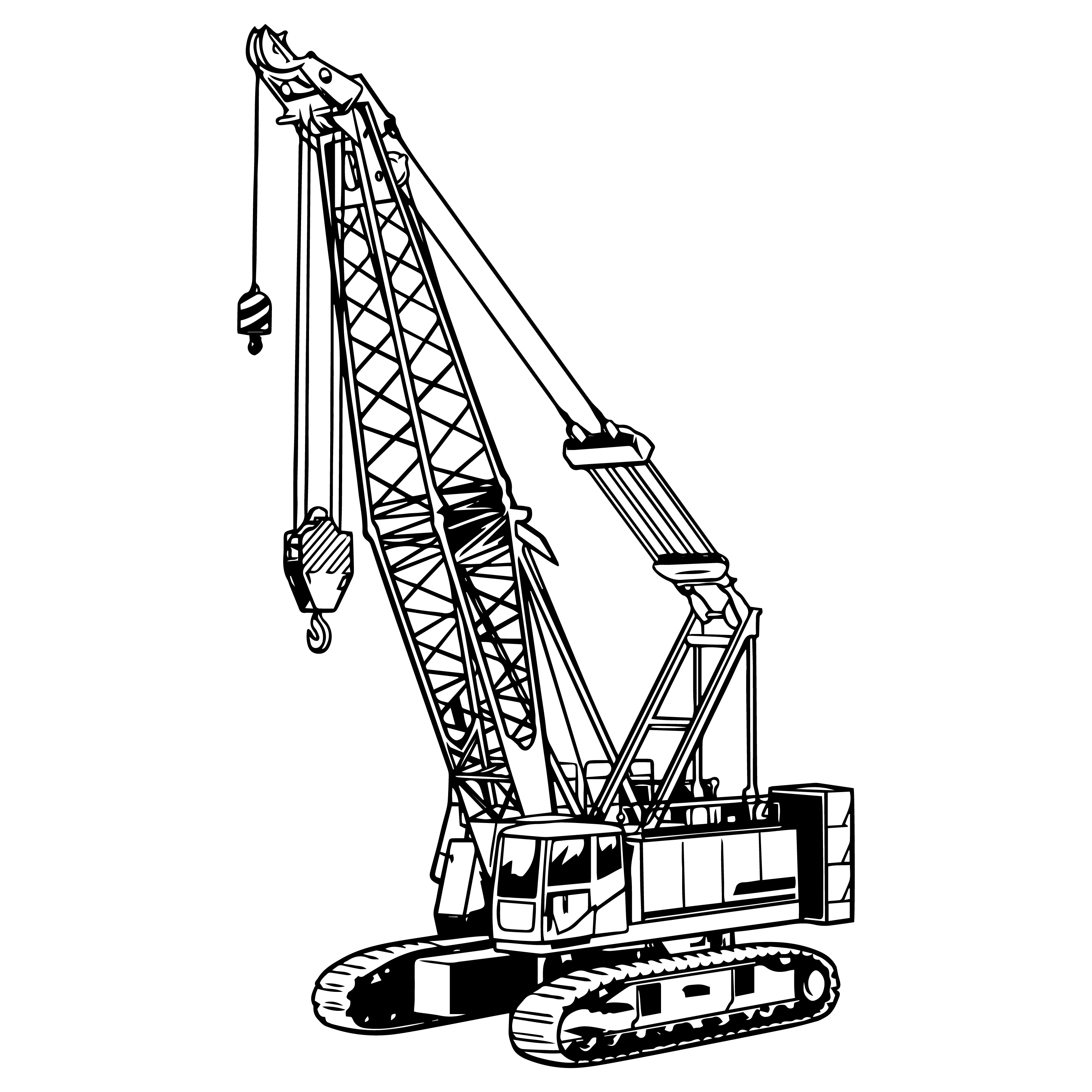 Crane Truck Svg, Crane Svg, Mobile Crane Svg, Crane Clipart, - Inspire ...