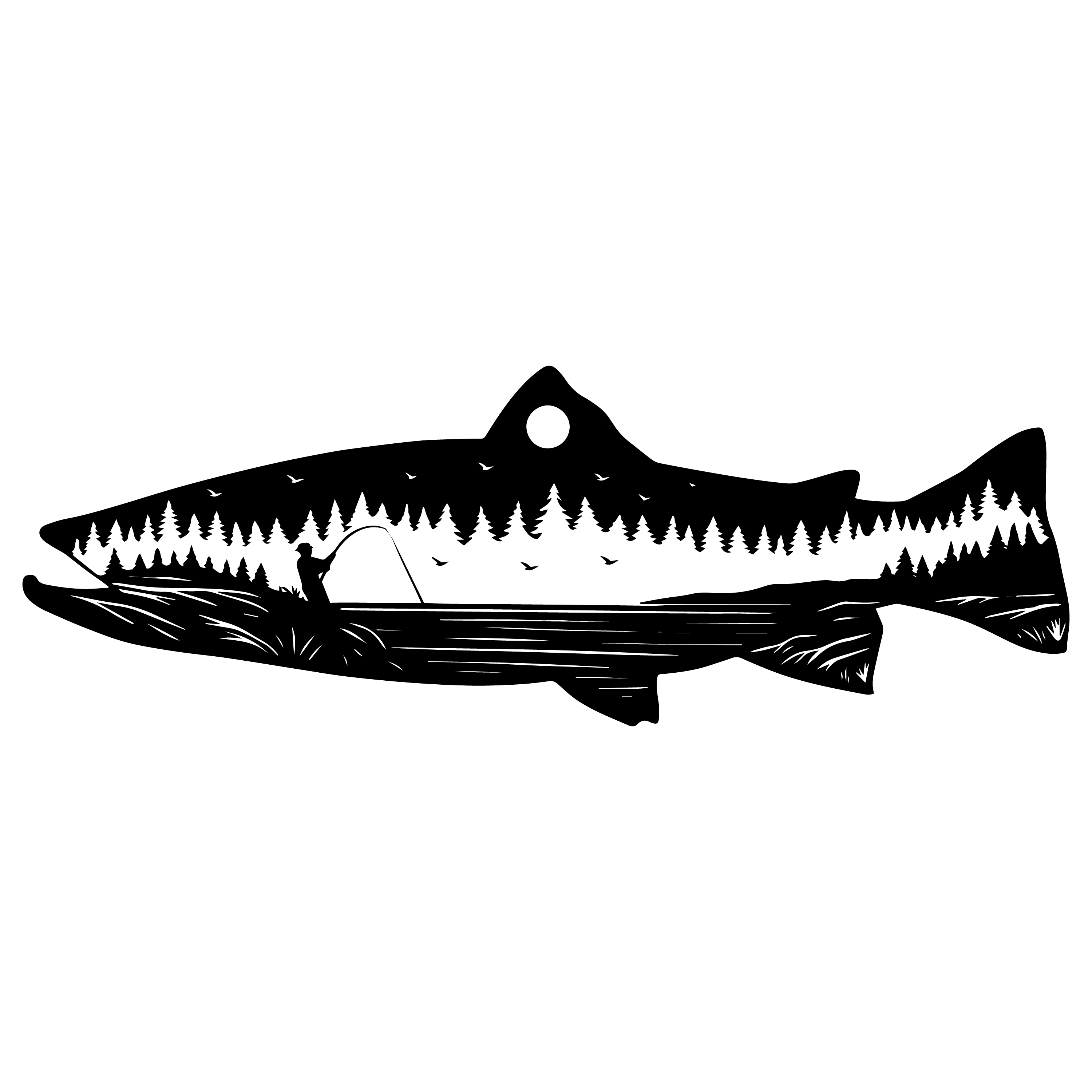 Trout Fishing Monogram Svg, Fishing Svg, Trout Name Fish Svg | Inspire ...