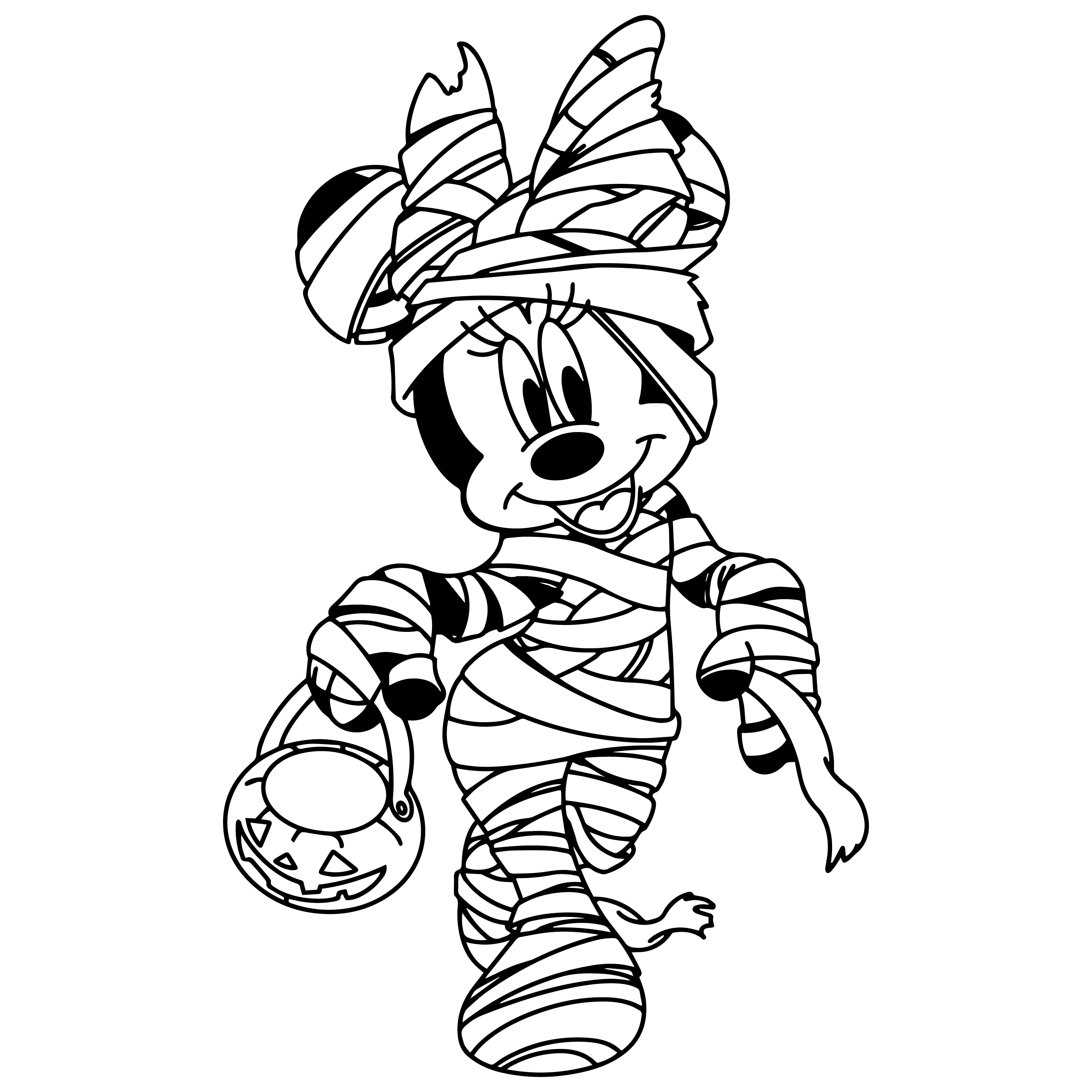 Halloween Minnie Mouse Mummy SVG Digital Files1 | Inspire Uplift