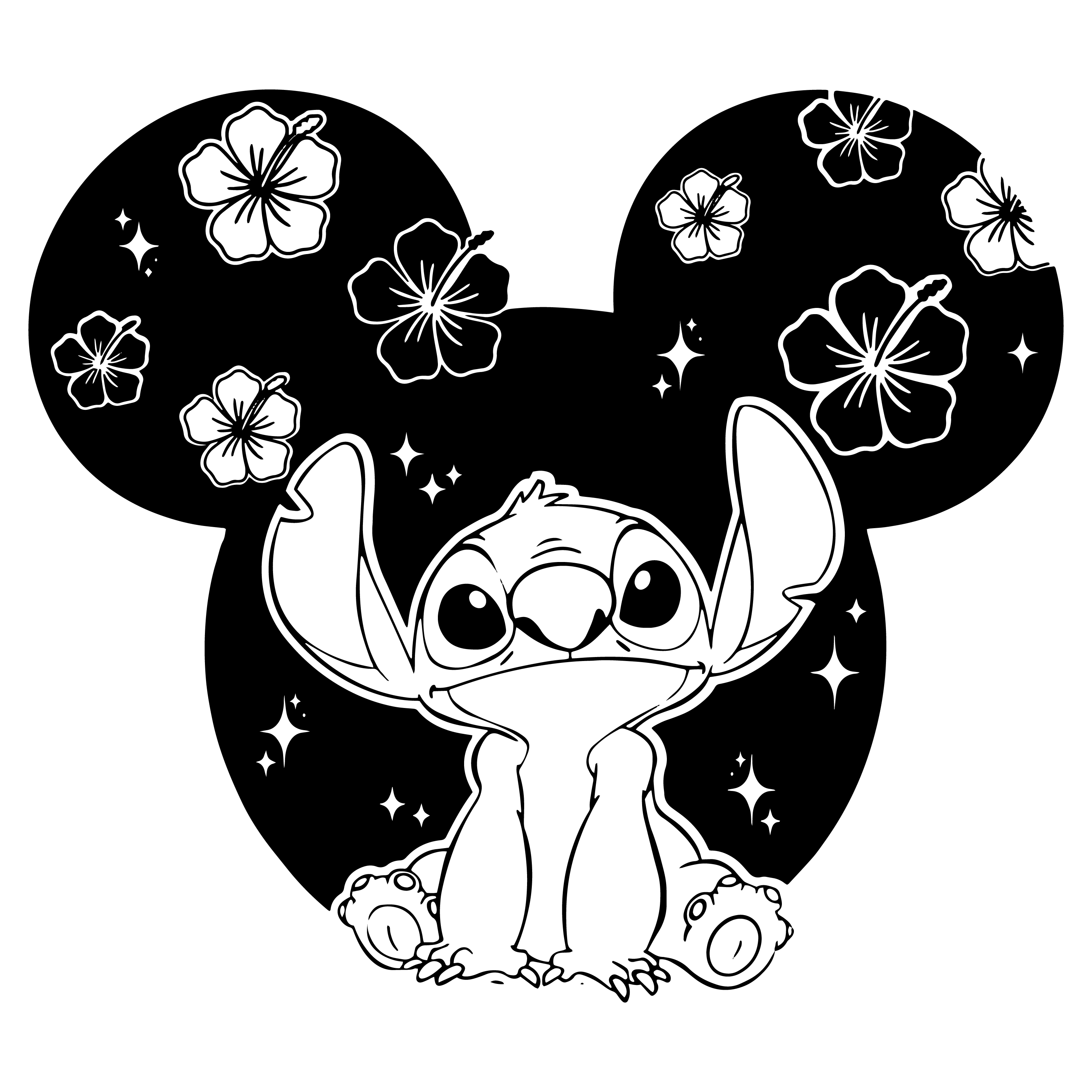 Stitch Ears Svg, Stitch Svg, Lilo & Stitch Svg,Mouse Head sv | Inspire ...