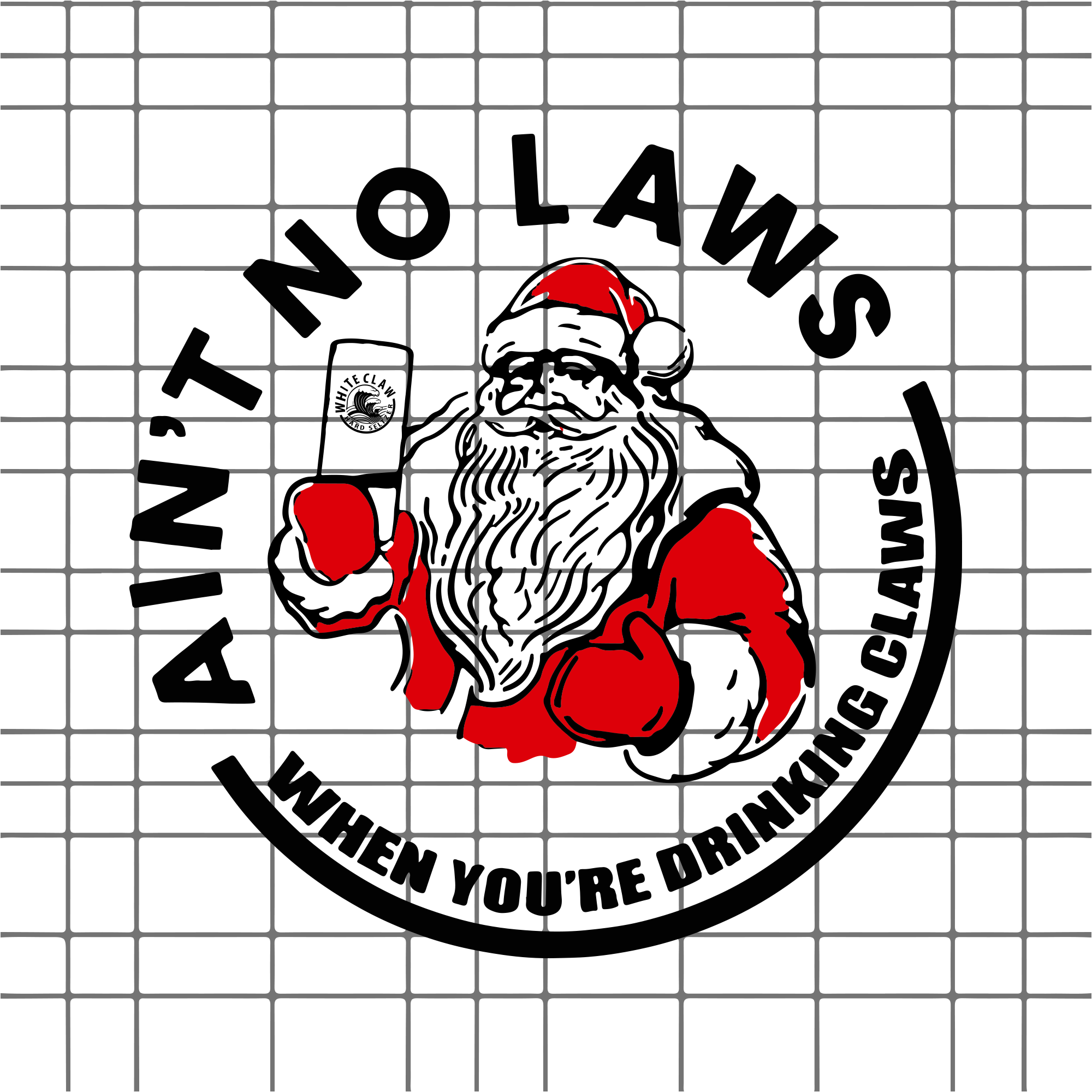 Mrs Claws Christmas Beer Svg White Claw Svg - Inspire Uplift