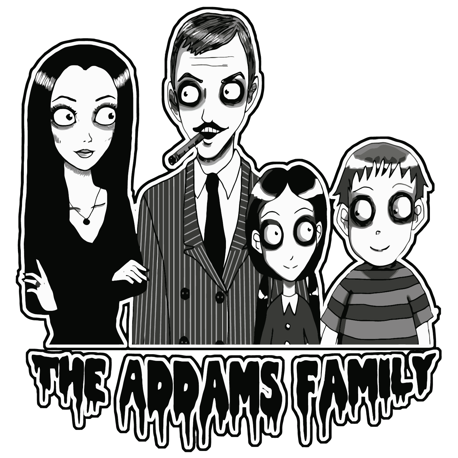 Addams Family Svg,Morticia Addams Lily Munster Vampira & Elv | Inspire ...