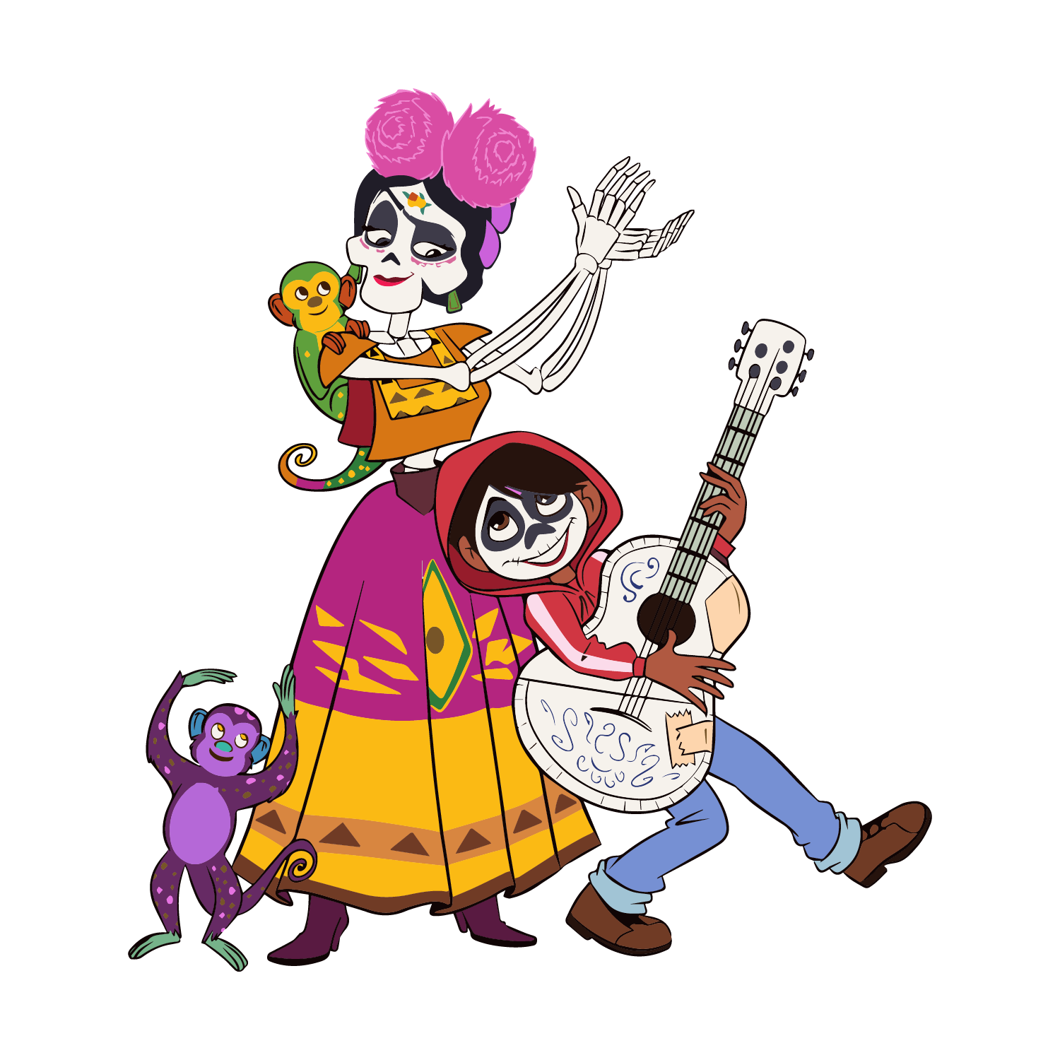 Coco Frida Kahlo Svg Coco Disney Cartoon Movies Svg File | Inspire Uplift