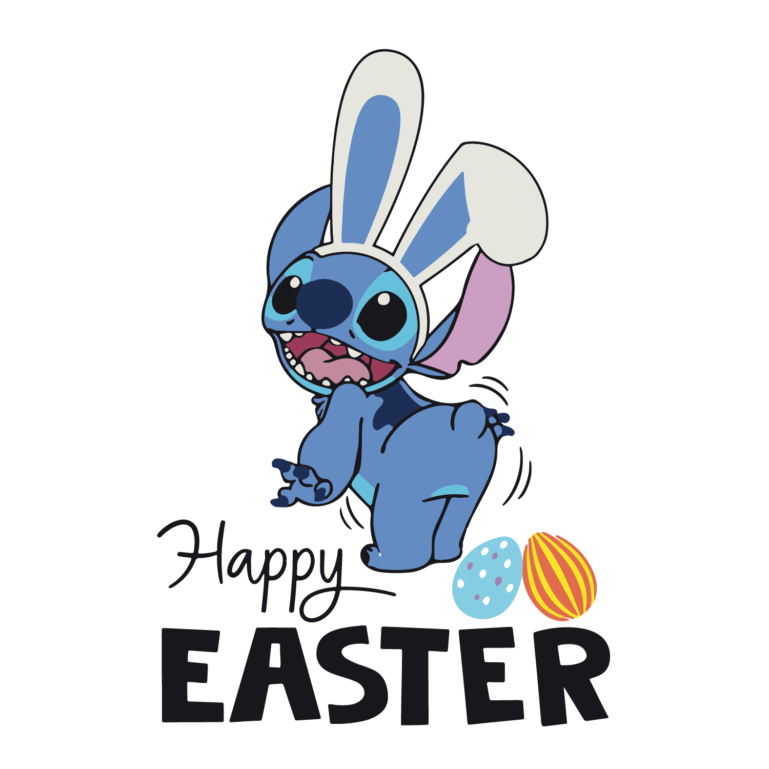 Happy Easter Stitch Svg, Easter Day Svg, Stitch Svg, Disney | Inspire ...