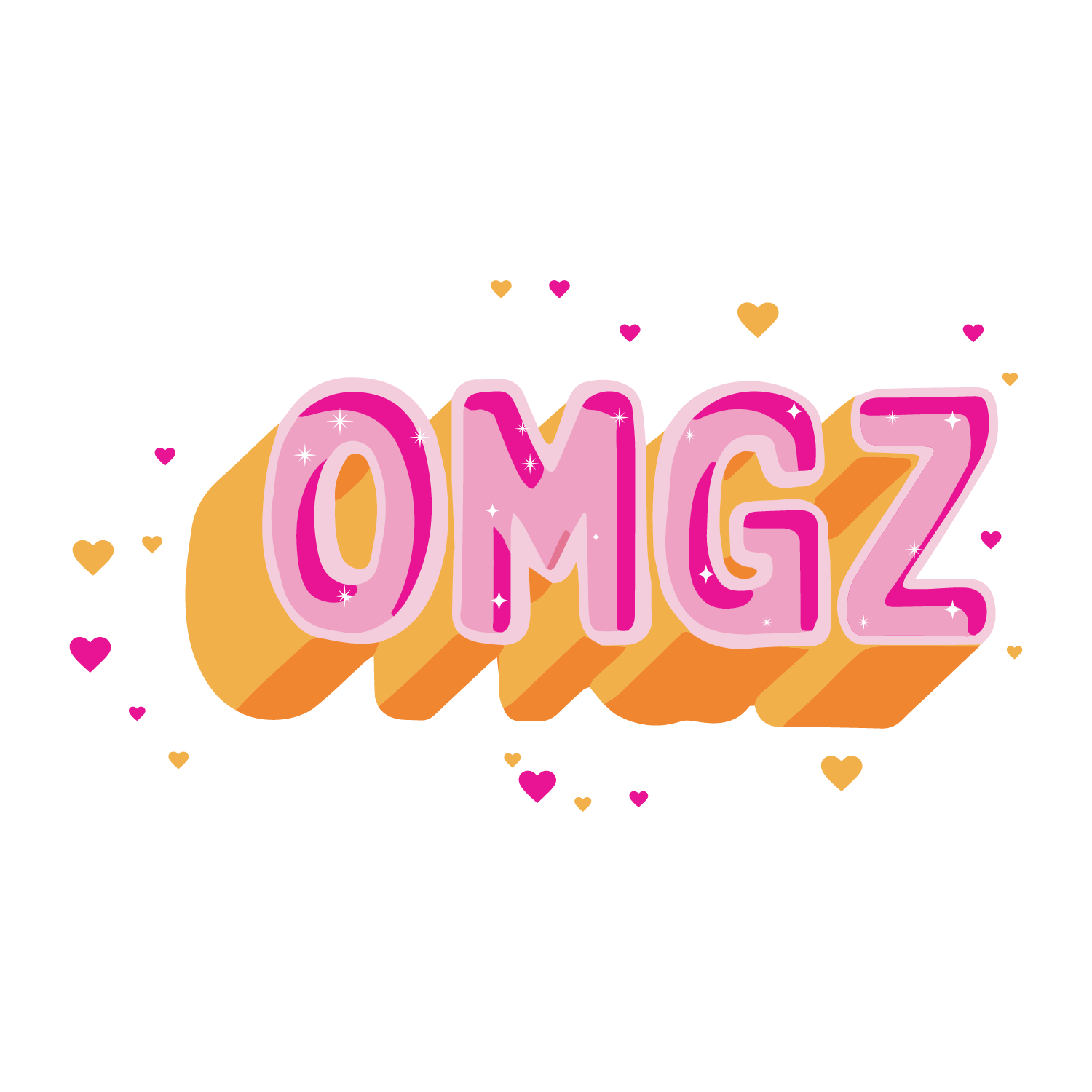 OMGZ Heart Vintage Svg OMG Svg Digital File | Inspire Uplift