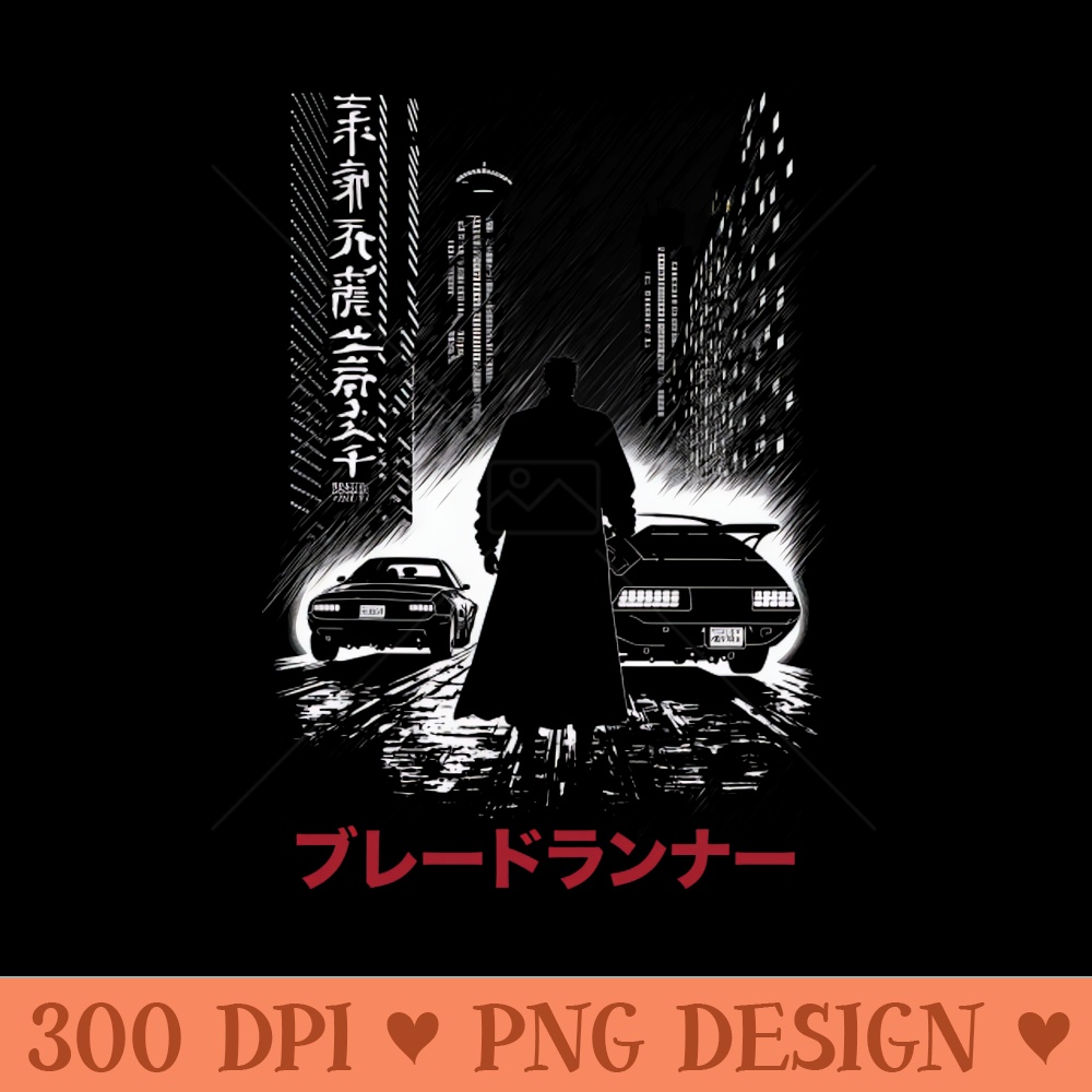 Blade Runner Noir - Vector PNG Download | Inspire Uplift